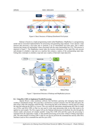 Application of a Hadoop-based Distributed System for Offline Processing of Power Quality ...
