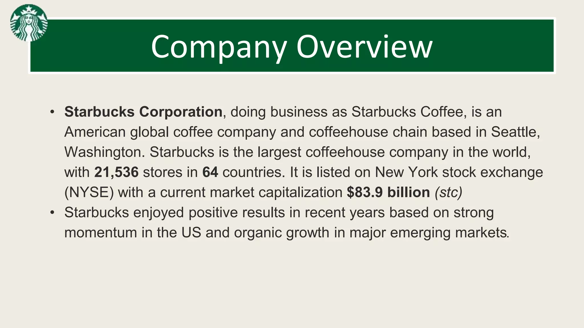 MFIN 823 - Starbucks Presentation | PPTX