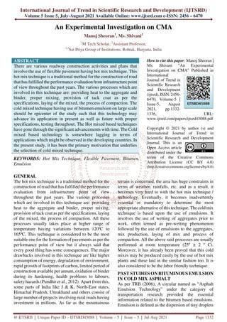 An Experimental Investigation on CMA | PDF | Physics | Science