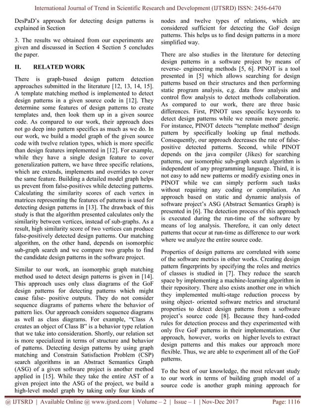 A Pattern Mining Approach for Identifying Identical Design Structures in Object Oriented Design ...