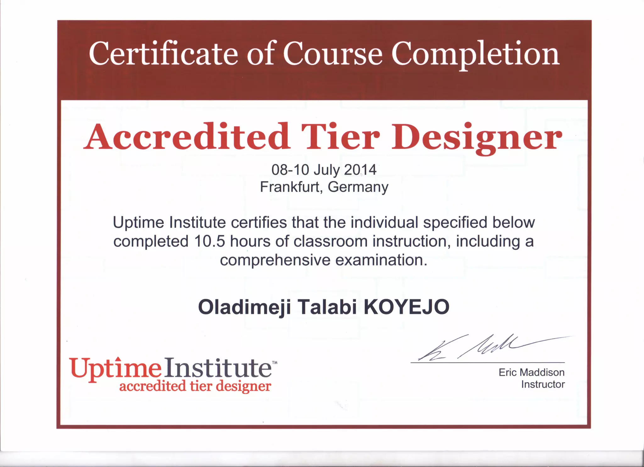 Accredited Tier Designer | PDF