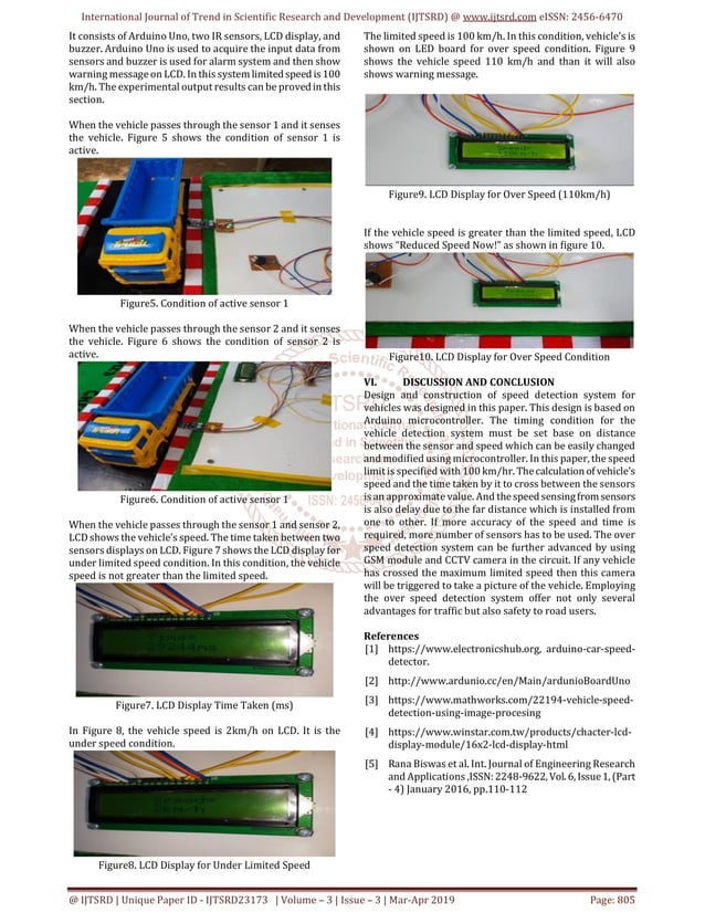 Design and Construction of Speed Detection System for Vehicles | PDF ...