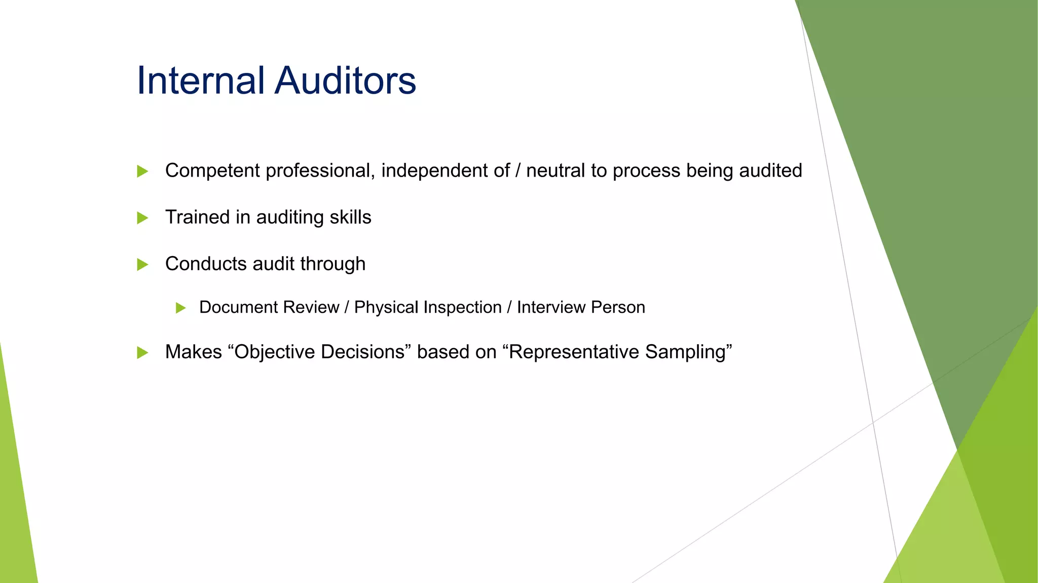 2016 08 Introduction to Internal Audit | PPT