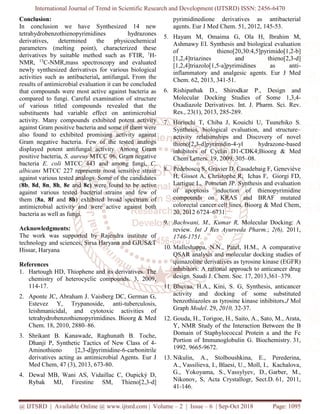 Synthesis, Molecular Docking and Antimicrobial Evaluation of New Tetrahydrobenzothienopyrimidine ...