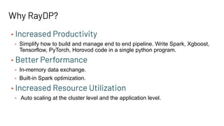 Build Large-Scale Data Analytics and AI Pipeline Using RayDP | PPT