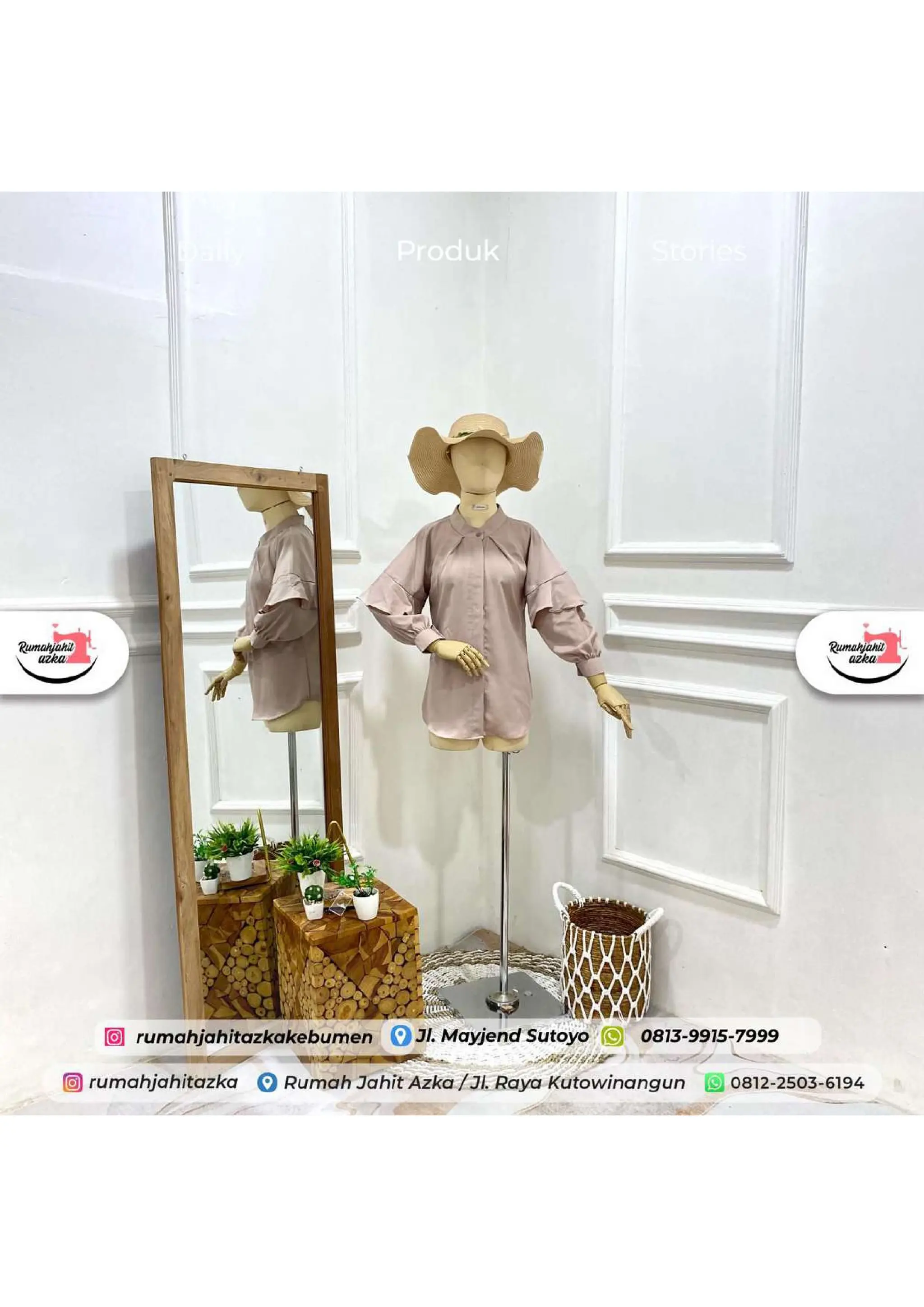 Atasan Blouse Wanita Kekinian Rumah Jahit Azka | PDF