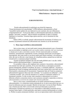 17719259 subconstientuldoc | PDF
