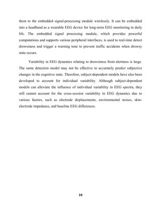 Car Accident Avoider Using Brain Wave Sensor | PDF | Brain and Nervous System Disorders ...