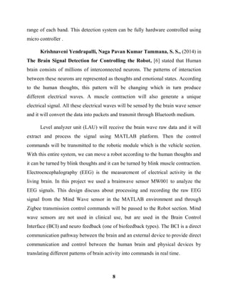 Car Accident Avoider Using Brain Wave Sensor | PDF | Brain and Nervous ...