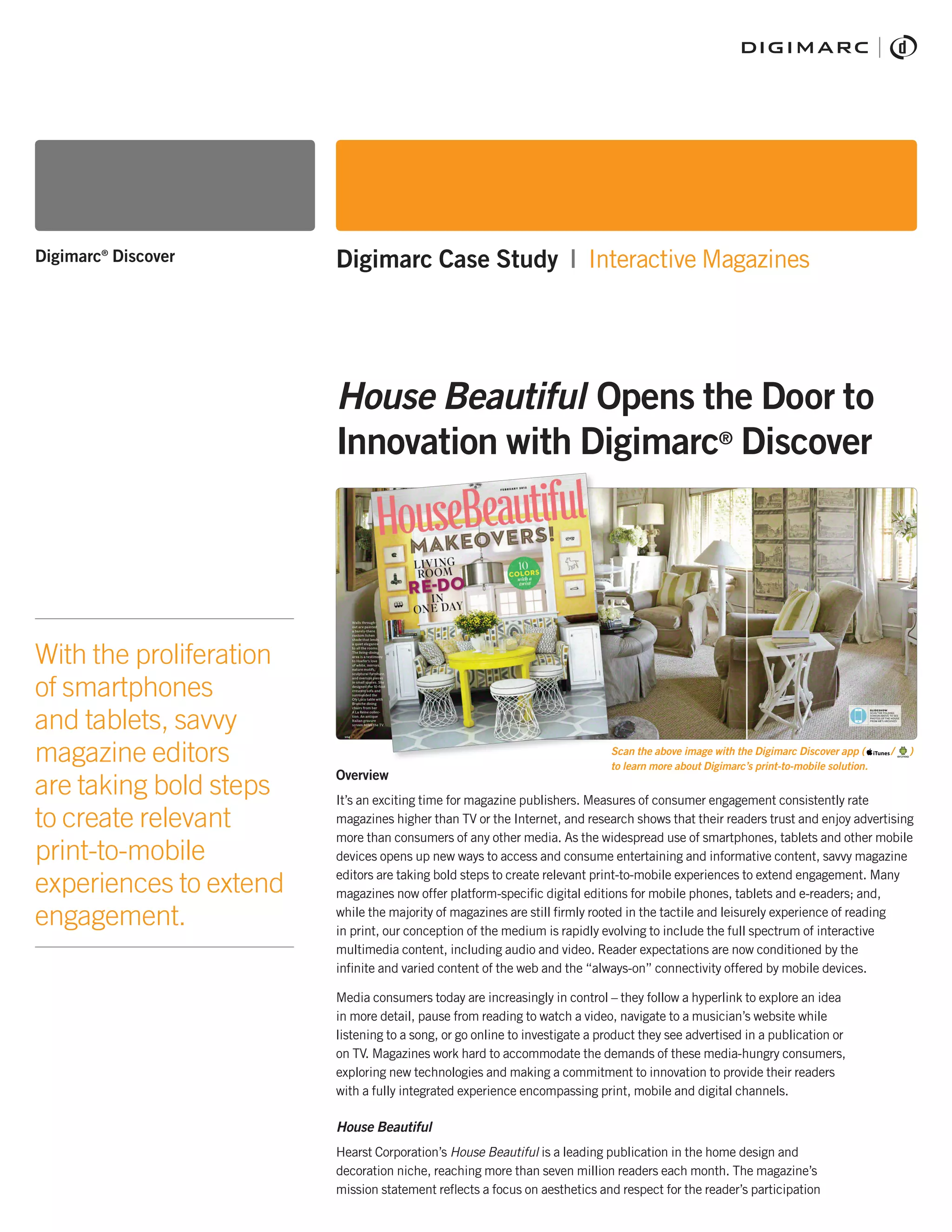 DigimarcDiscover_CaseStudy_HouseBeautiful_061714_FNL | PDF