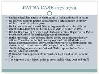 1773 regulating act and the famous case laws | PPT
