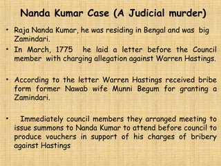 1773 regulating act with case | PPT