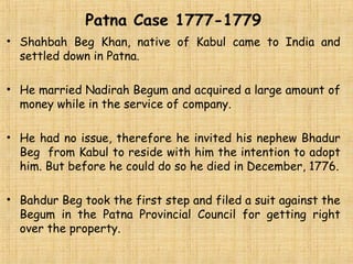 1773 regulating act with case | PPT