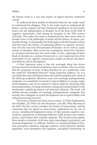 Explaining Abnormal Behavior A Cognitive Neuroscience Perspective ...