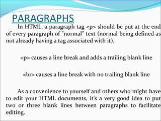 static dynamic html tags | PPT