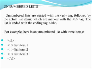 static dynamic html tags | PPT