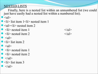 static dynamic html tags | PPT | Web Design and HTML | Internet