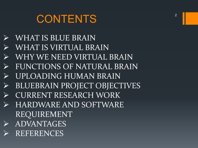 Blue Brain Project | PPT