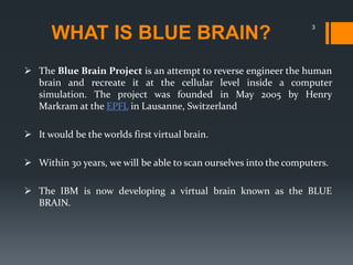 Blue Brain Project | PPT