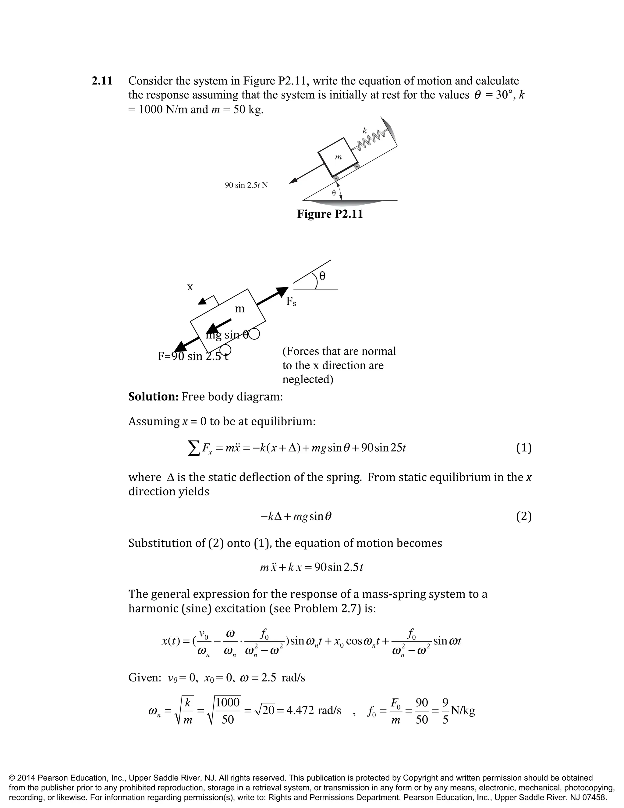 Engineering Vibration 4th Edition Inman Solutions Manual | PDF