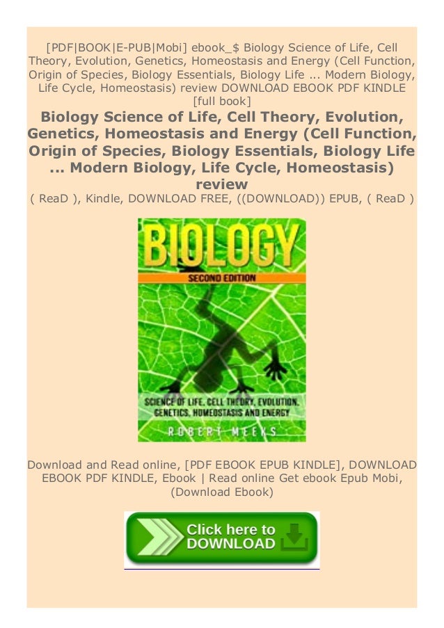 Read Biology Science Of Life Cell Theory Evolution Genetics