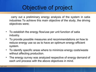Efficiency improvement by Energy optimization programme in Energy ...
