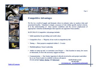 KATS M & E -- Capabilities Overview | PPT