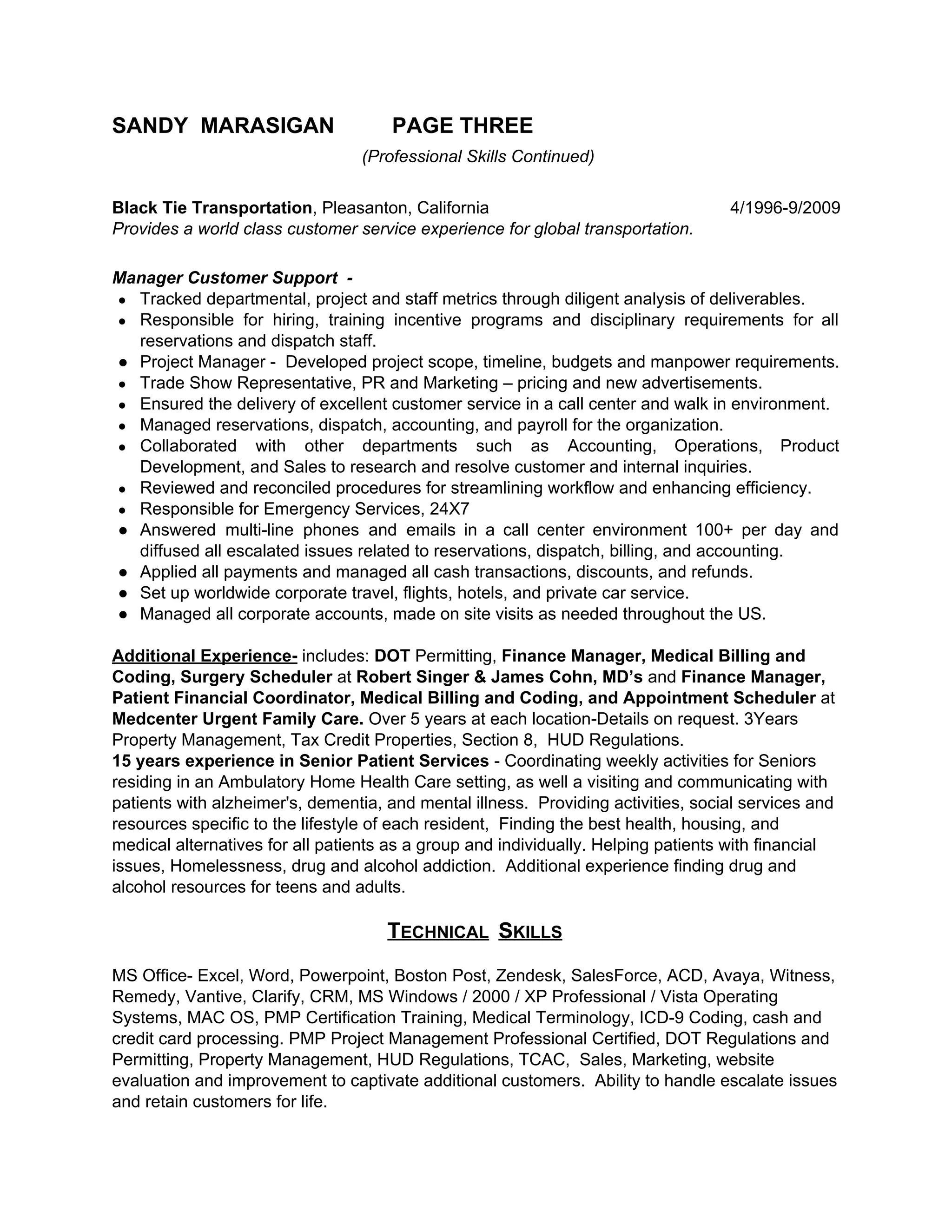 ResumeMarasiganSandra | PDF | Human Resources | Business