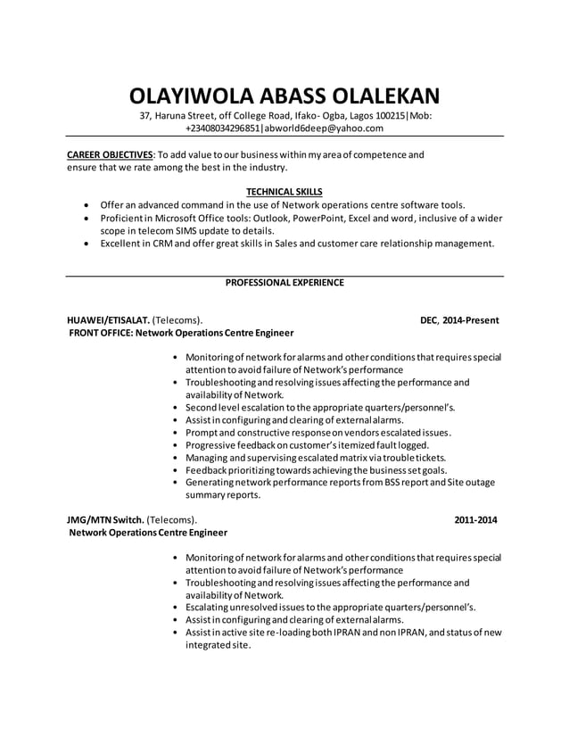 OLAYIWOLA ABASS OLALEKAN | PDF