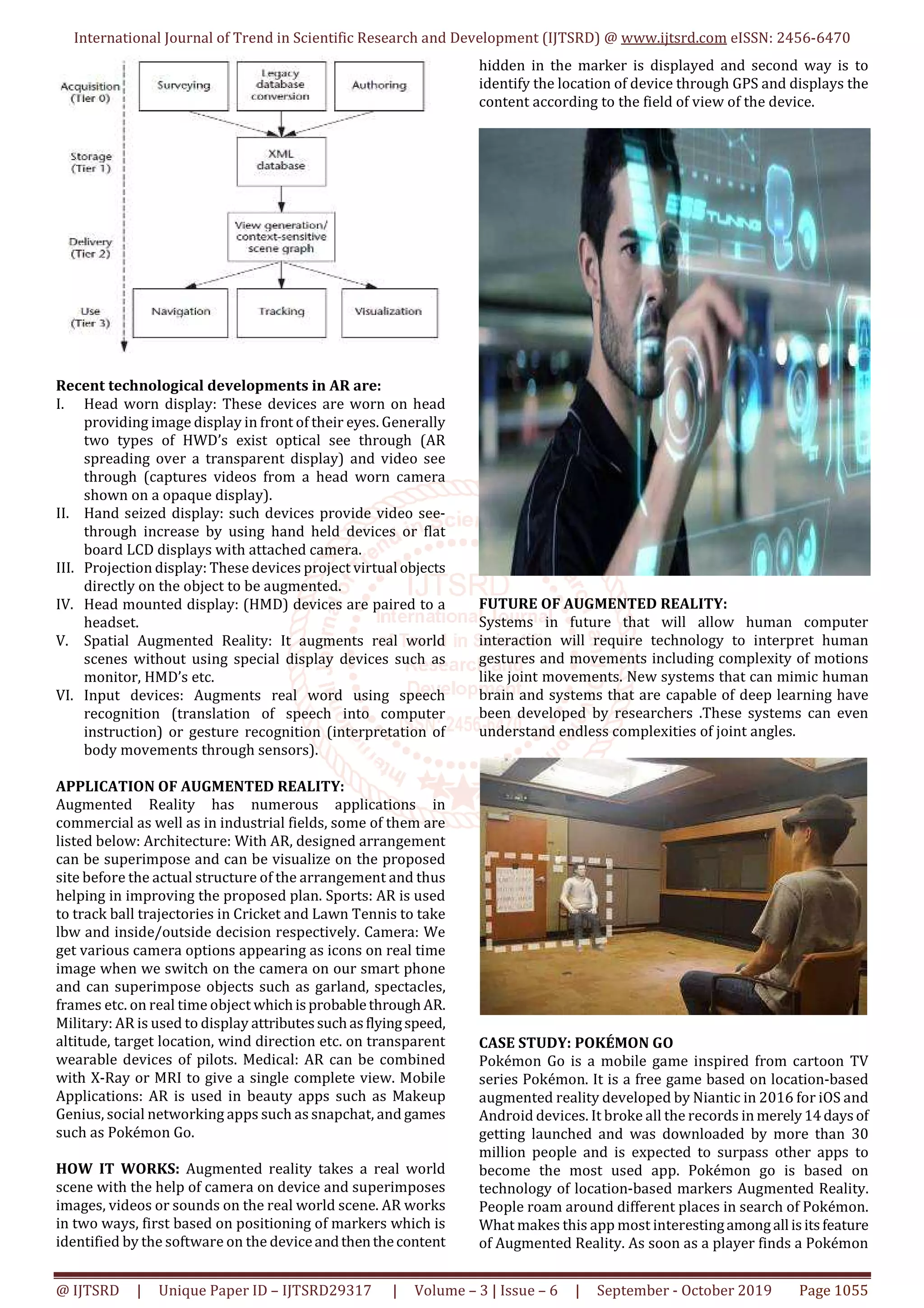 Human Computer Interface Augmented Reality | PDF
