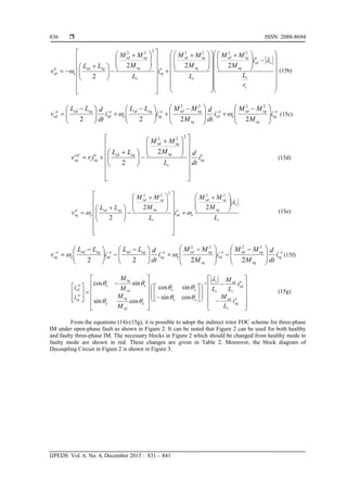 Novel Method of FOC to Speed Control in Three-Phase IM under Normal and ...