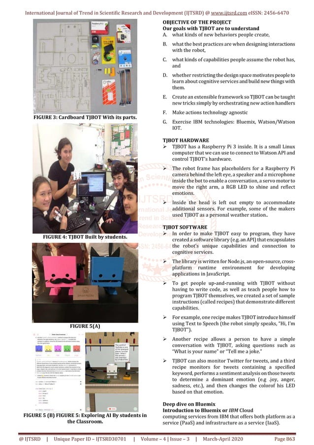 TJBOT An Open Source Cardboard Robot | PDF