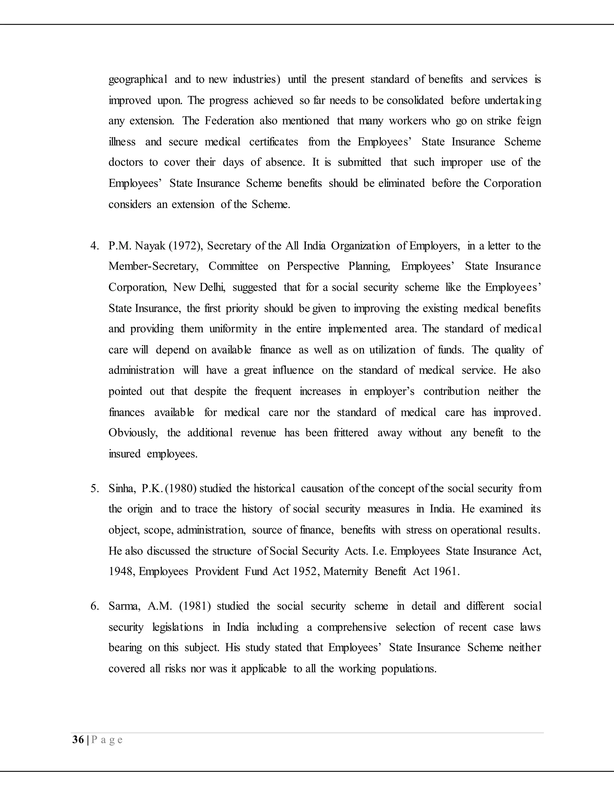 A Study on Awareness About the benefit of ESI Act With the special ...