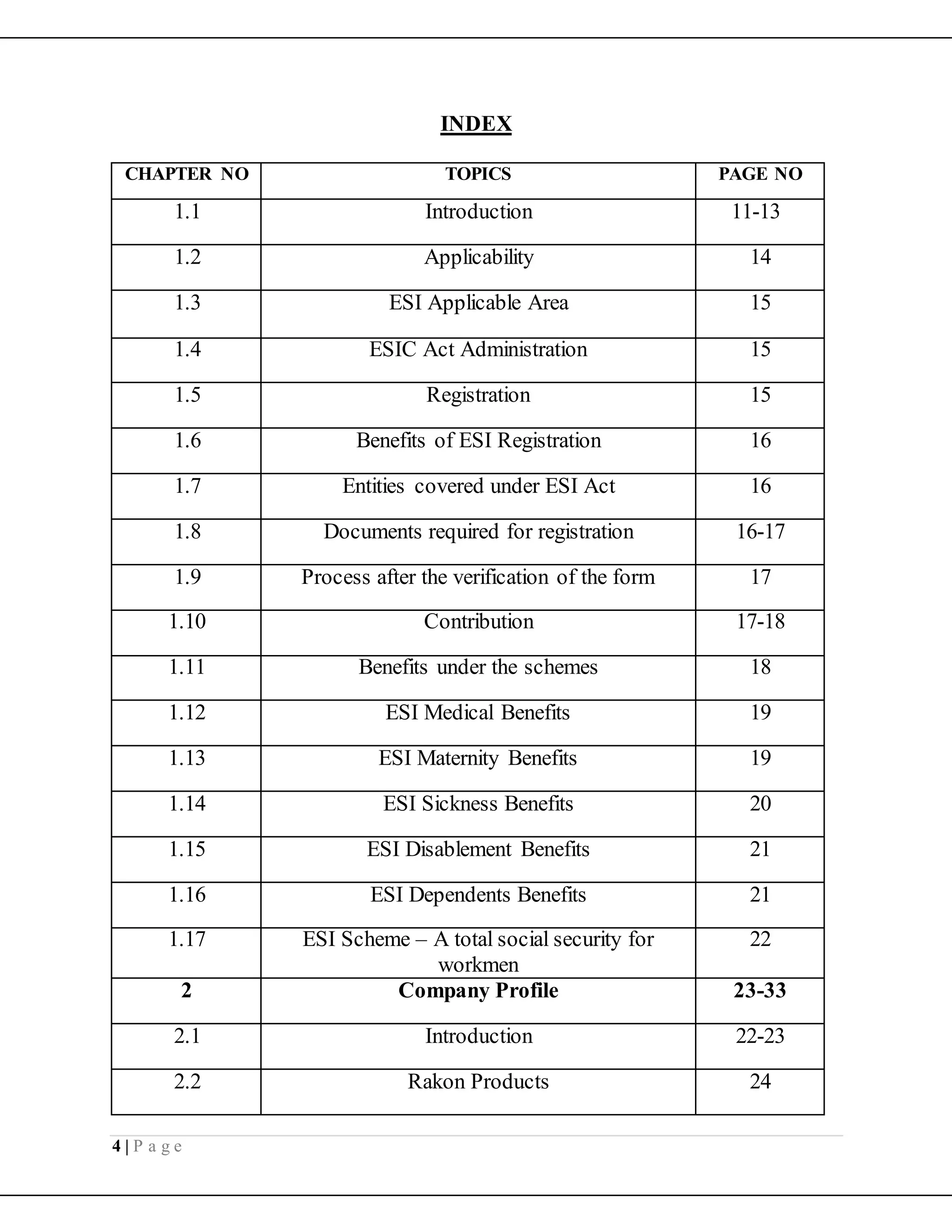 A Study on Awareness About the benefit of ESI Act With the special ...