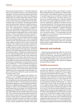 Predicting sulfanilamide solubility in the binary mixtures using a reference solvent approach | PDF