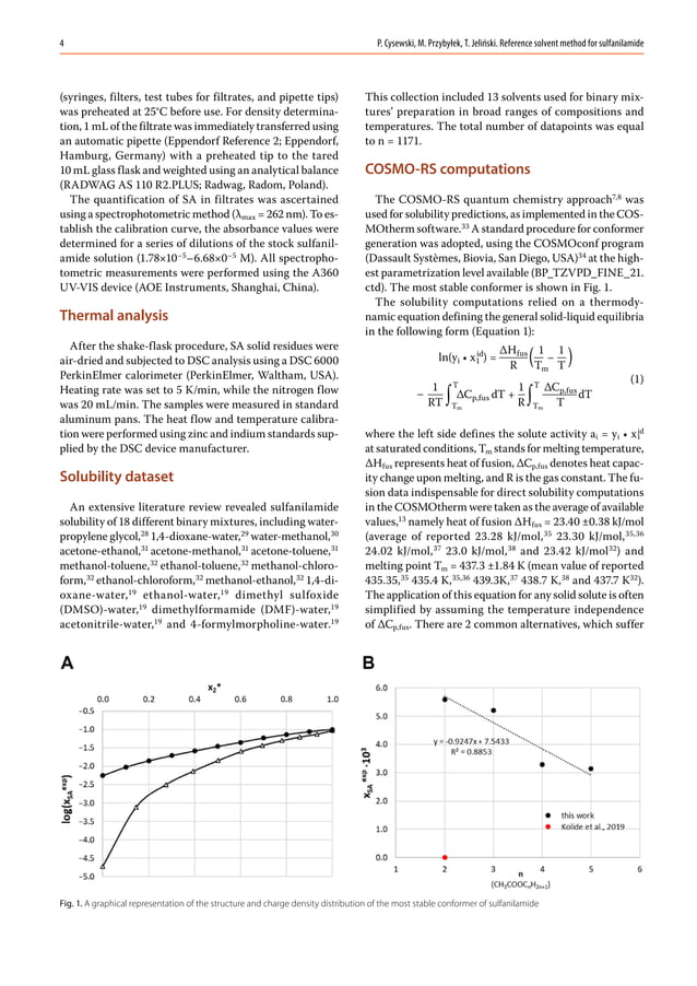 Predicting sulfanilamide solubility in the binary mixtures using a reference solvent approach | PDF