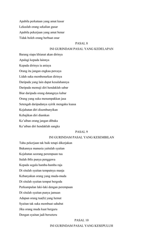 178348259 gurindam-12-dan-syair-karya-raja-ali-haji | DOC
