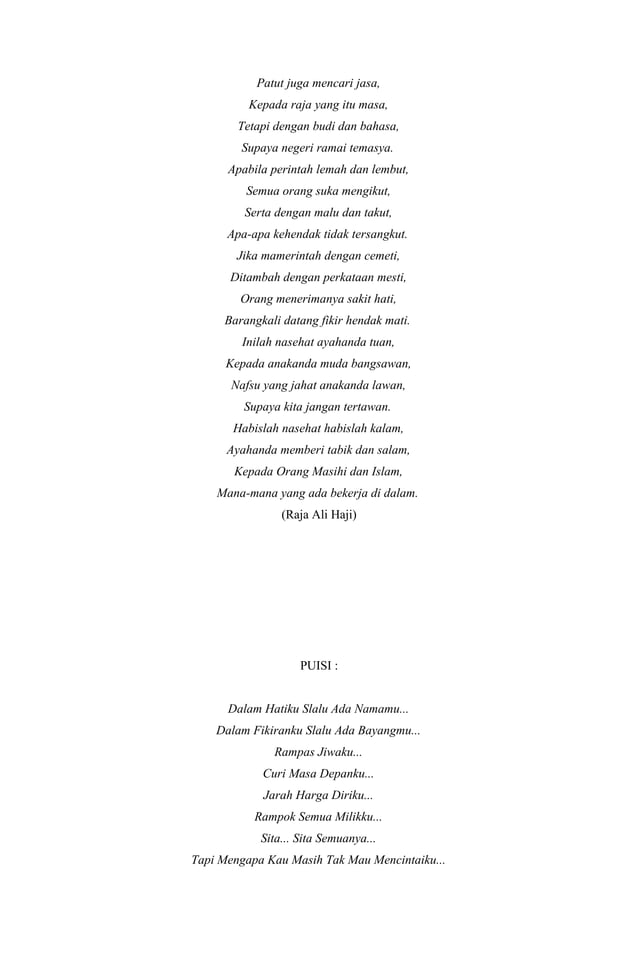 178348259 gurindam-12-dan-syair-karya-raja-ali-haji | DOC