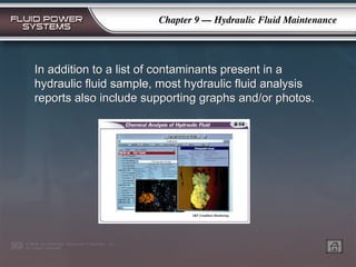Hydraulic Contamination is the killer of mechanical systems.ppt