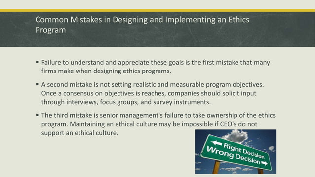 Developing an Effective Ethics Program | PPTX | Human Resources | Business