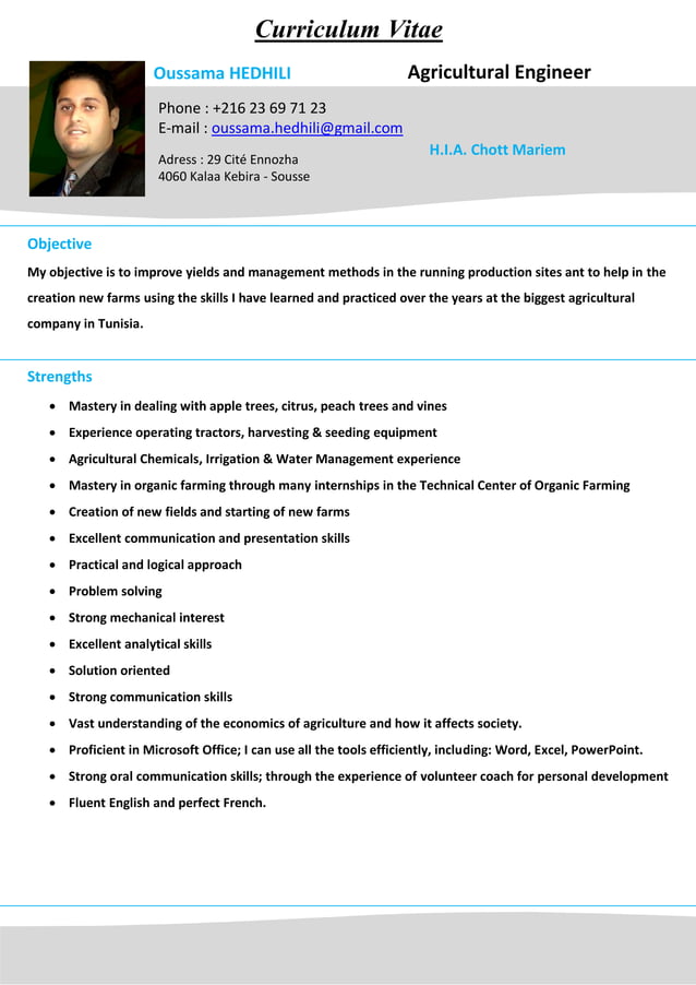 CV Oussama Hedhili (EN) | PDF