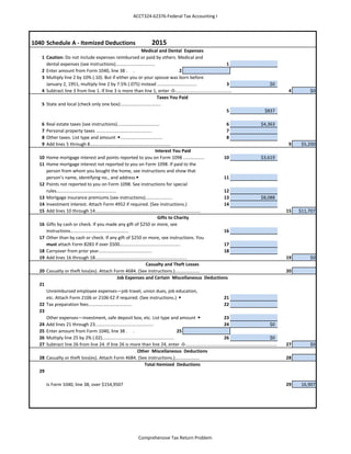 Sample 1040-2015 | PDF