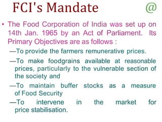 fci godown complete process and procedure | PPTX