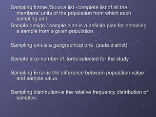 Comprehensive Guide to Sampling Methods and Design in Research | PPT