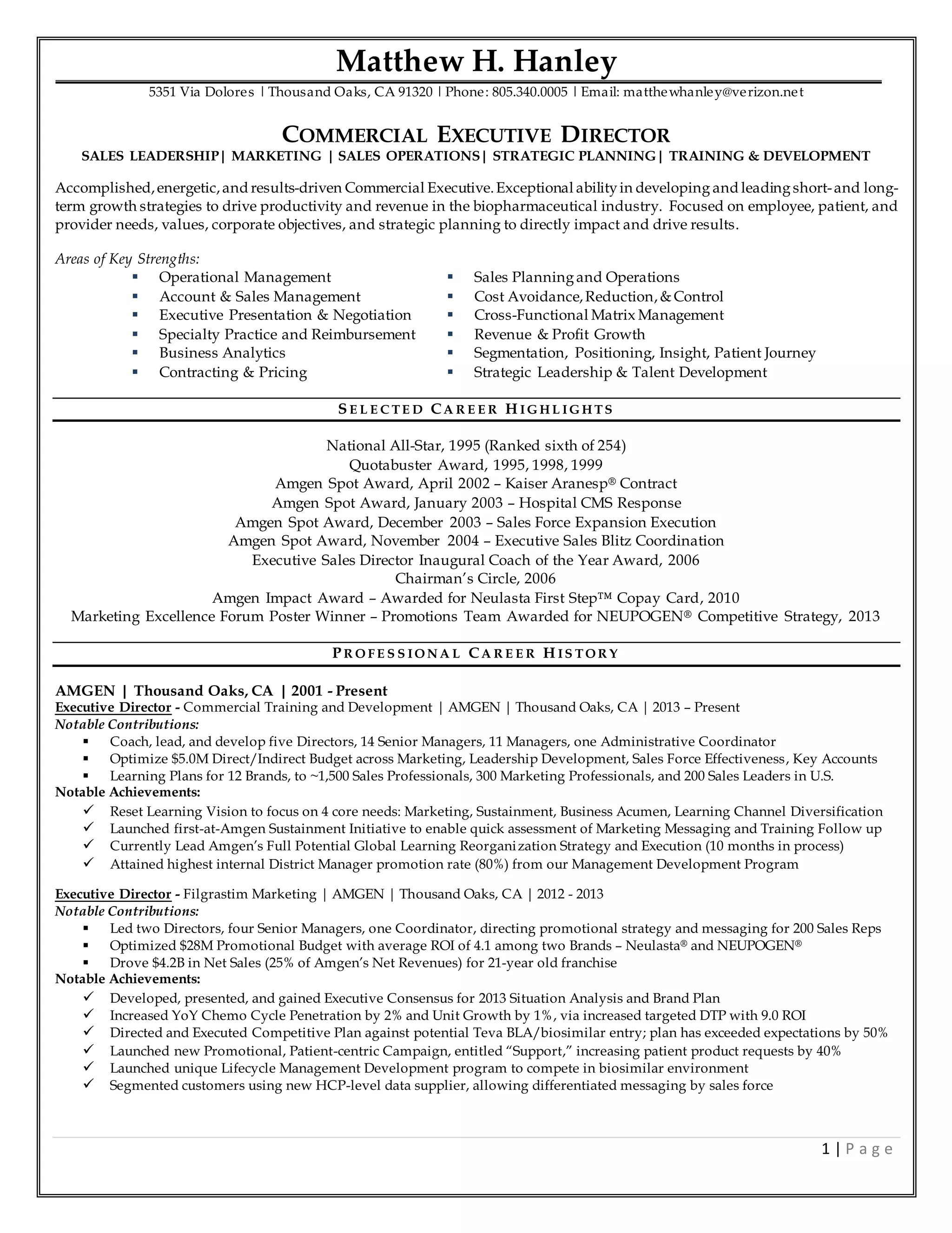 Hanley Resume 2 | DOCX