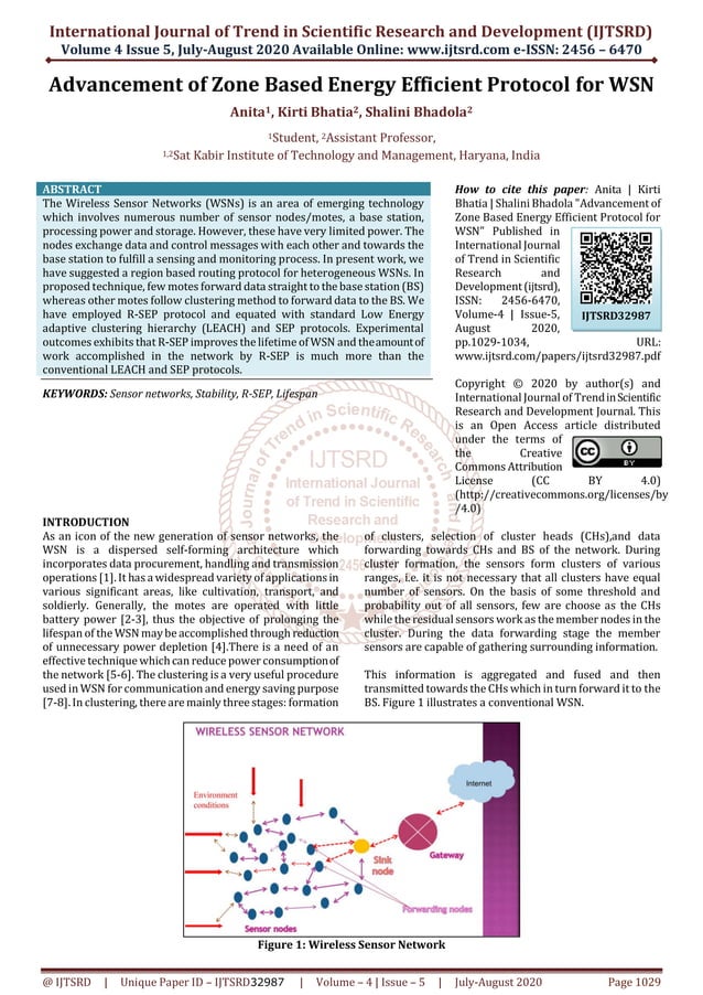 Advancement of Zone Based Energy Efficient Protocol for WSN | PDF
