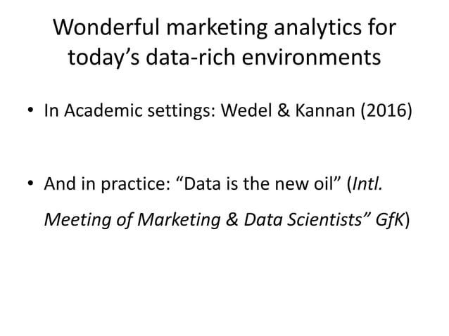 howtoturnbigdataintobetterdecisionspauwelsemac2016 | PPT