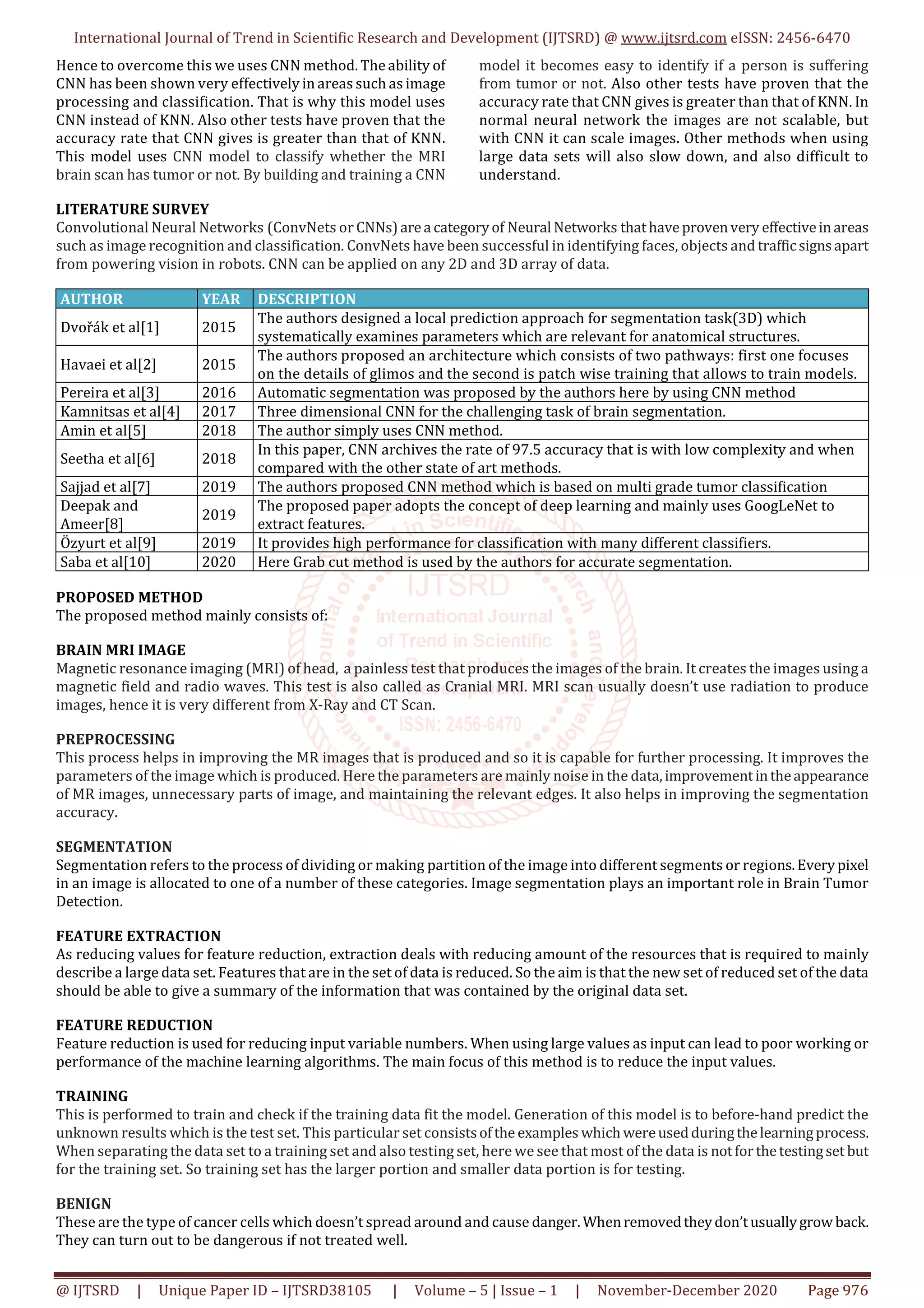 Brain Tumor Detection Using Neural Network Pdf