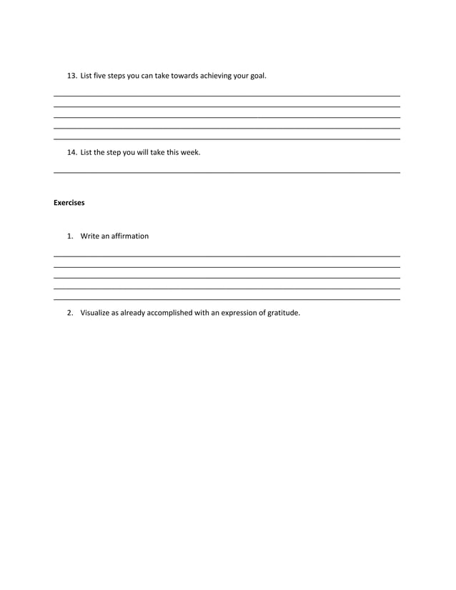 MY ROADMAP TO SUCCESS Activity 2016 | PDF
