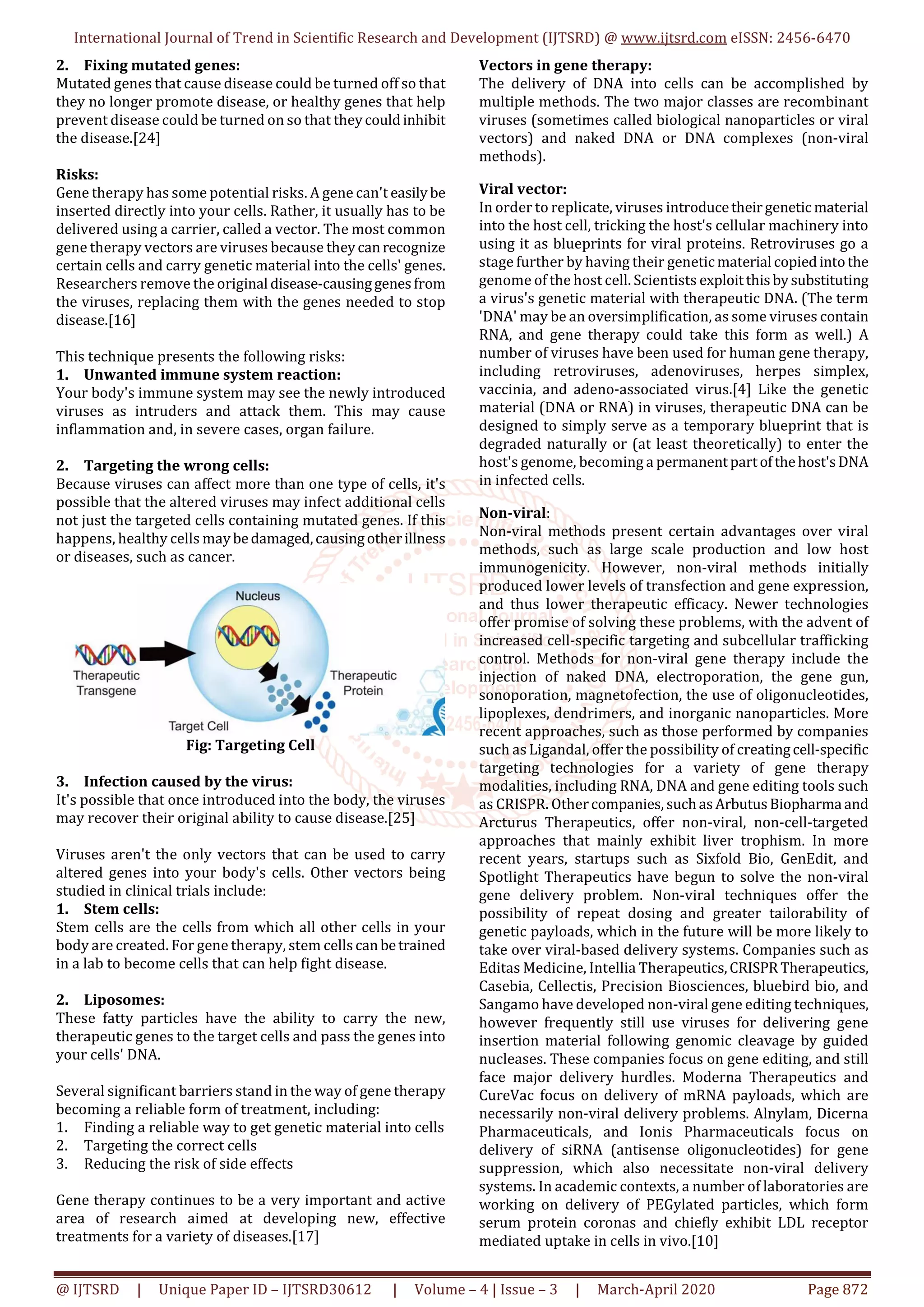 Gene Therapy Challenges and Success | PDF